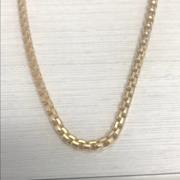 Jewelry | 24 Solid Gold 1k Box Chain | Poshmark